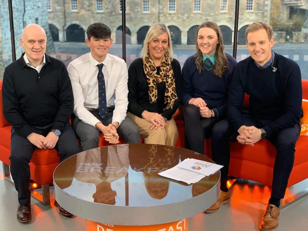 BBC Breakfast live - Enniskillen Royal Grammar School