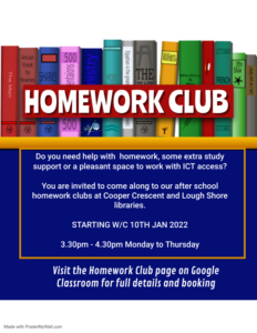 Homework Club - Enniskillen Royal Grammar School