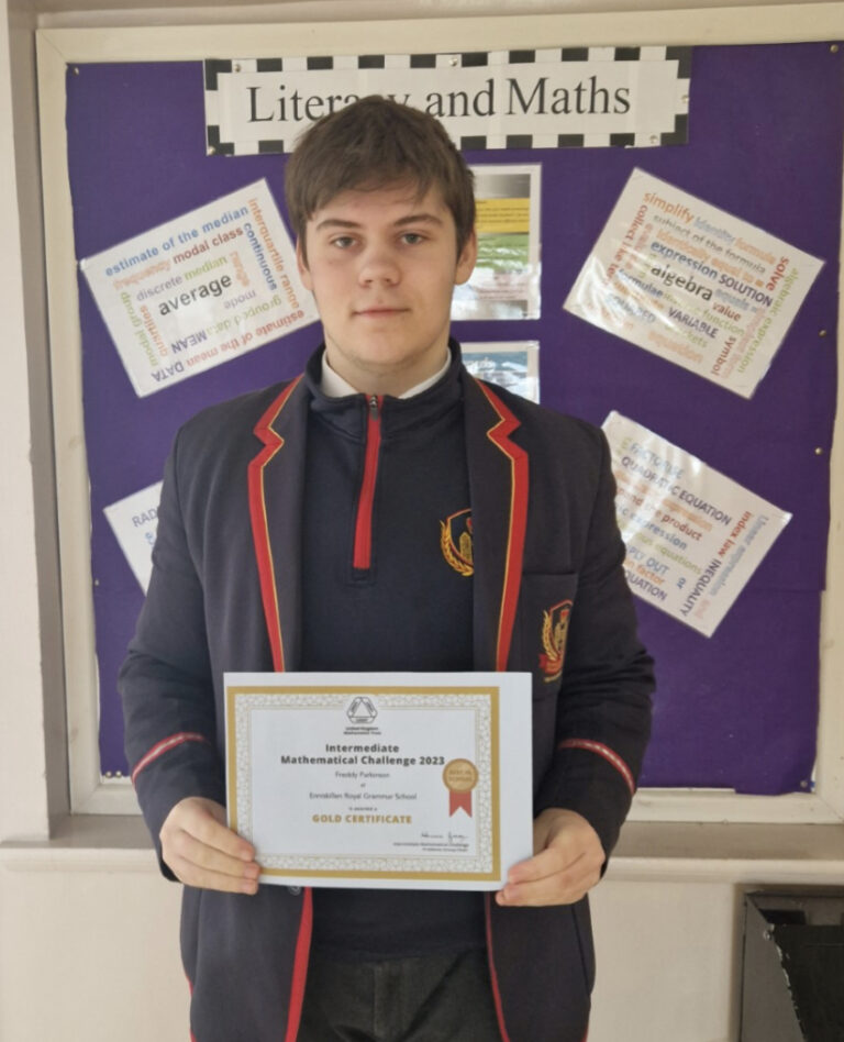 UKMT Intermediate Mathematical Challenge - Enniskillen Royal Grammar School