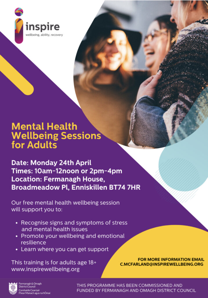 Free Mental Health Sessions for Adults in Fermanagh House - Enniskillen ...