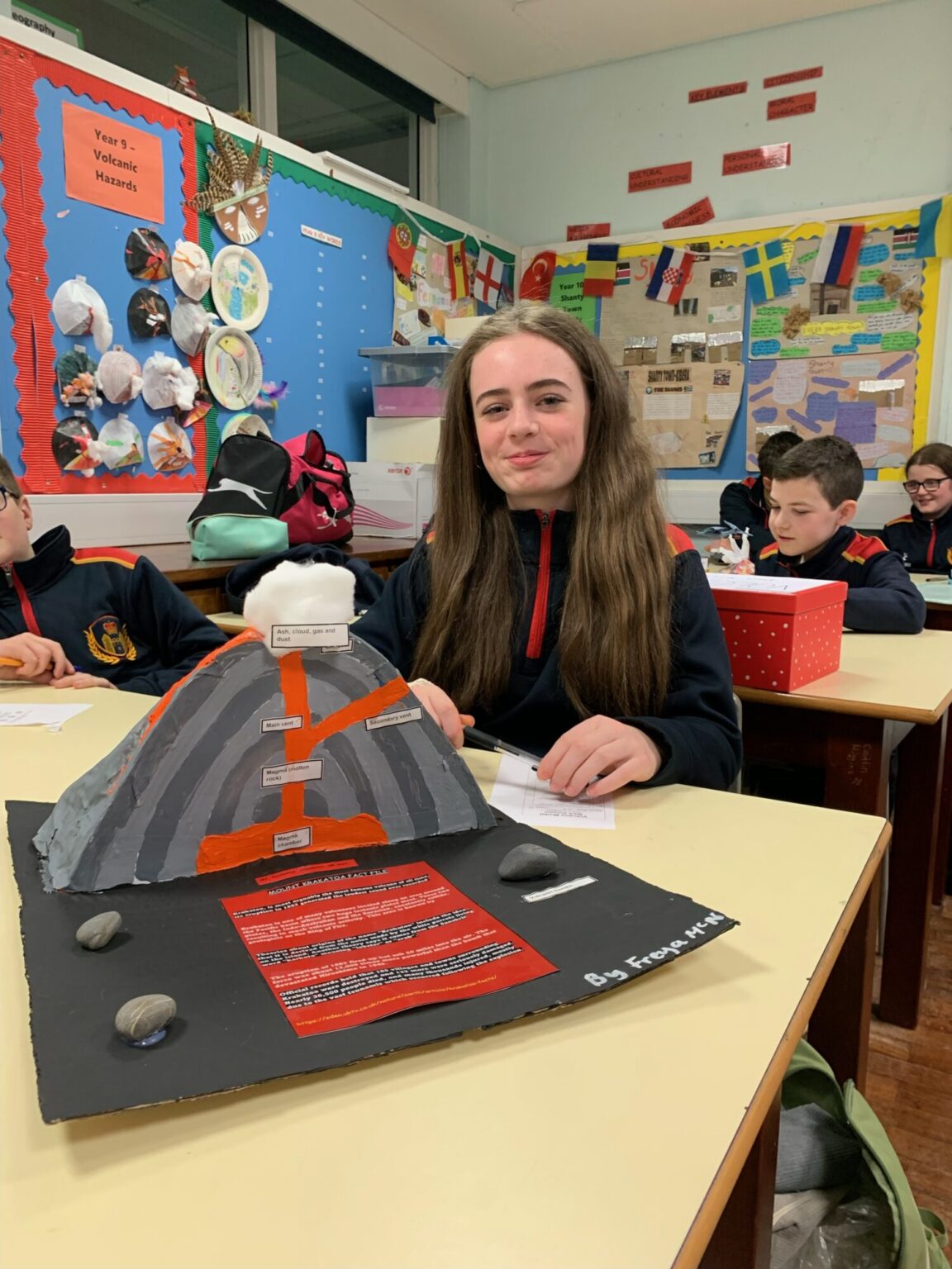 Year 9 - Volcano Building Project - Enniskillen Royal Grammar School