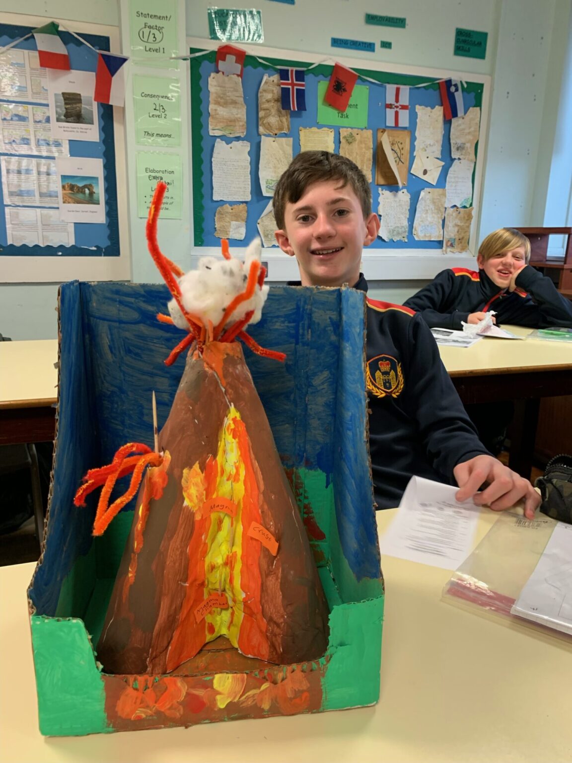 Year 9 - Volcano Building Project - Enniskillen Royal Grammar School