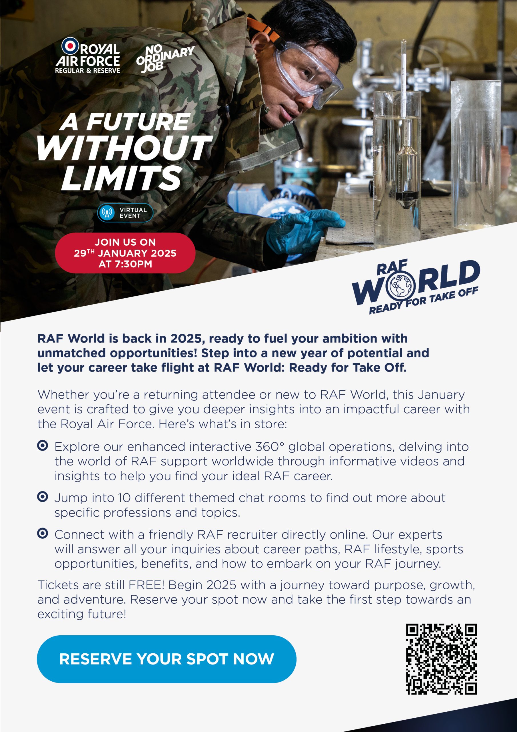 RAF Careers Information Evening - Enniskillen Royal Grammar School